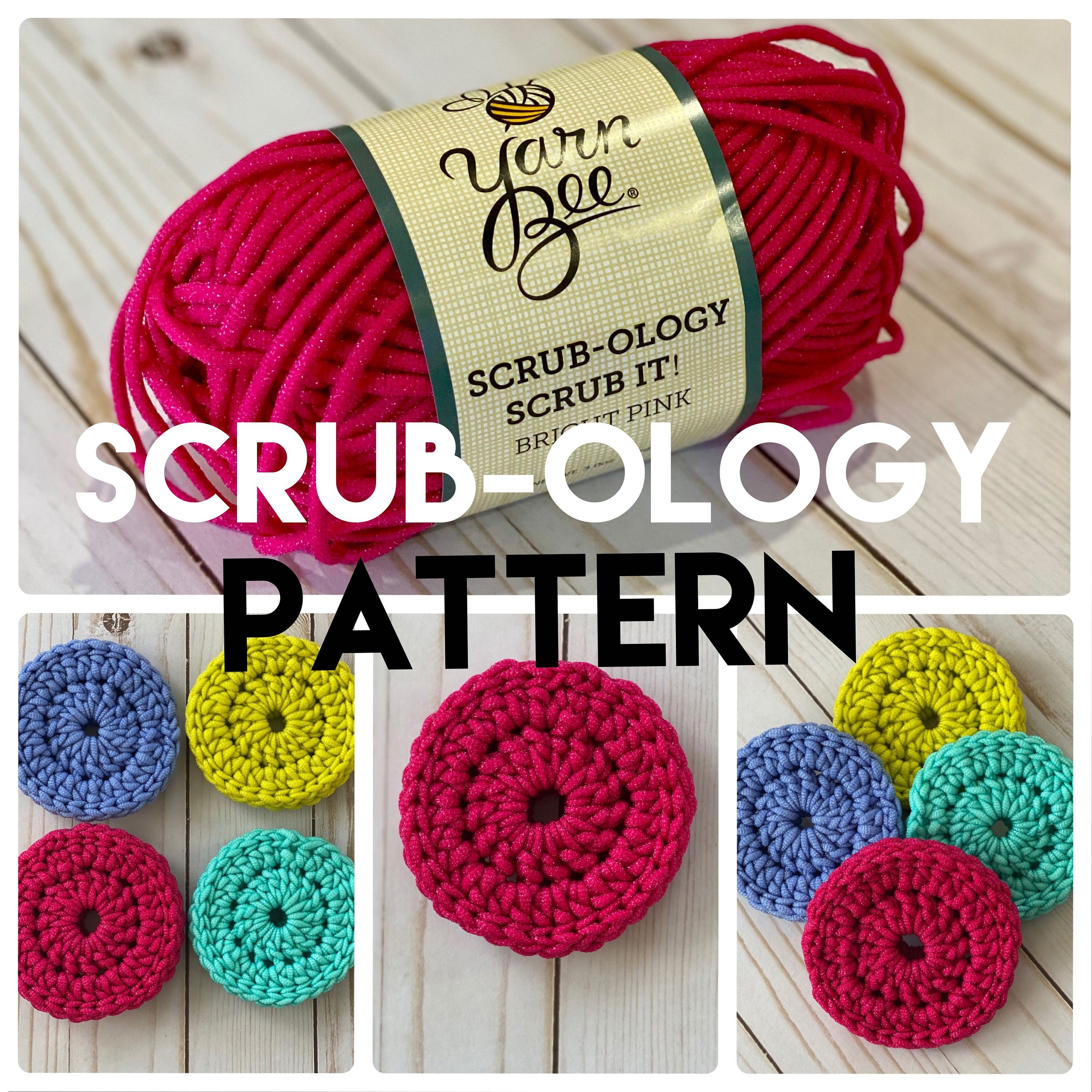 Crochet Scrubby Pattern: Yarn Bee Scrub-ology Scrub It! (PDF Download ...