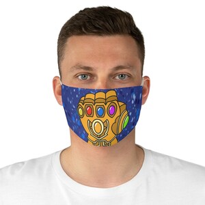 Infinity Gauntlet Stones Marvel Fabric Face Mask - Etsy