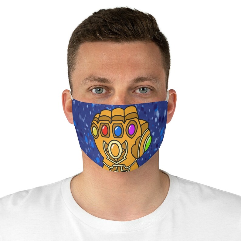Infinity Gauntlet Stones Marvel Fabric Face Mask - Etsy