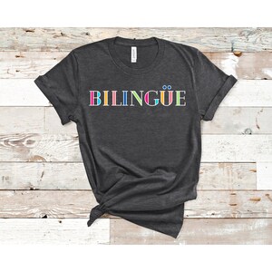 Bilingüe / Bilingual Latino Pride Colorful Unisex T-shirt | Cute ...