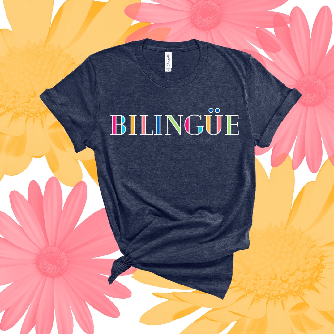 Bilingüe / Bilingual Latino Pride Colorful Unisex T-shirt | Cute ...