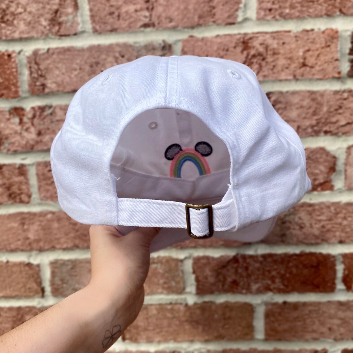 Cute Disney Mickey Embroidered Rainbow Hat | Disney Baseball Hat ...