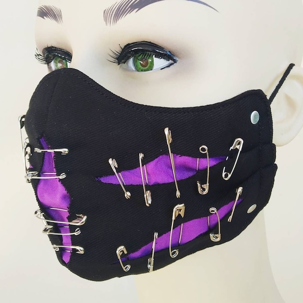 Goth Face Mask - Etsy