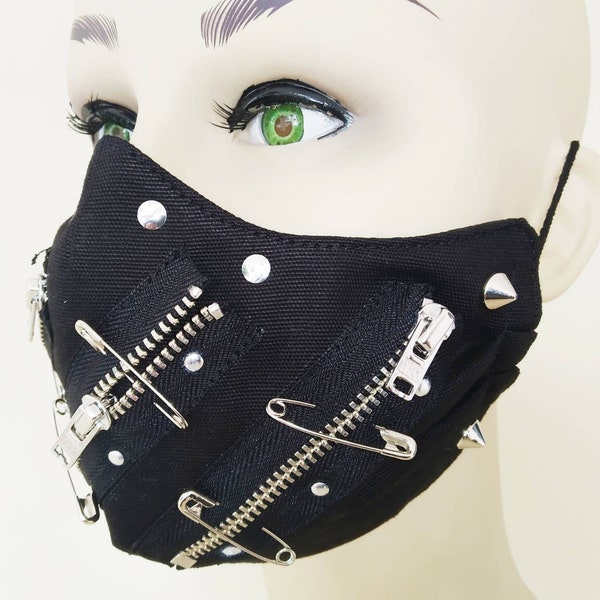 Gothic Face Mask - Etsy