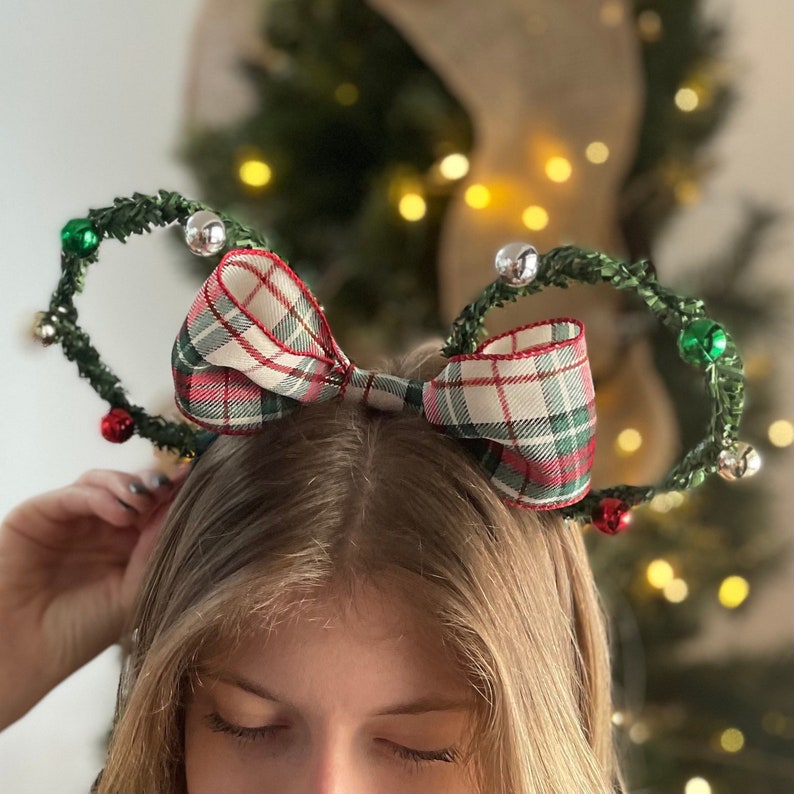 Christmas Tree Disneys Mickey Mouse Ear Headband - Etsy