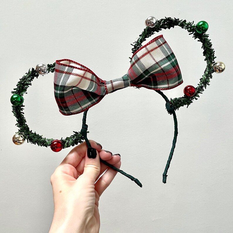 Christmas Tree Disneys Mickey Mouse Ear Headband - Etsy