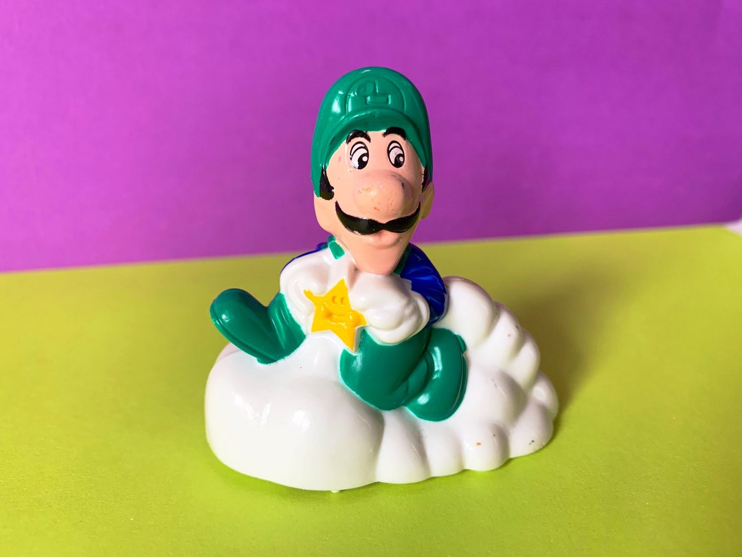 Vintage Super Mario 3 Nintendo Luigi Cloud Pull-back Racer 1989-1990 - Etsy