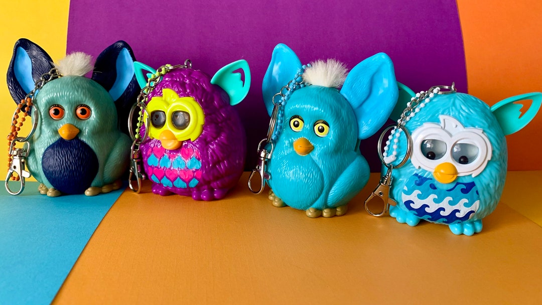 Furby Keychain/backpack Charm W/ Swivel Lobster Claw and Ball Chain see ...