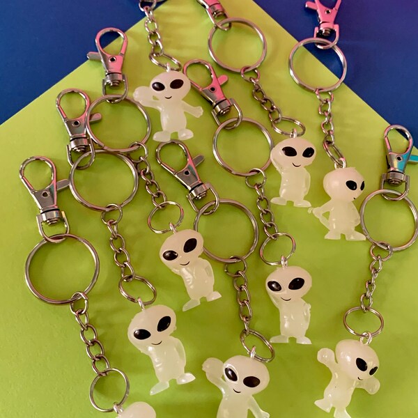 Alien Keychain - Etsy