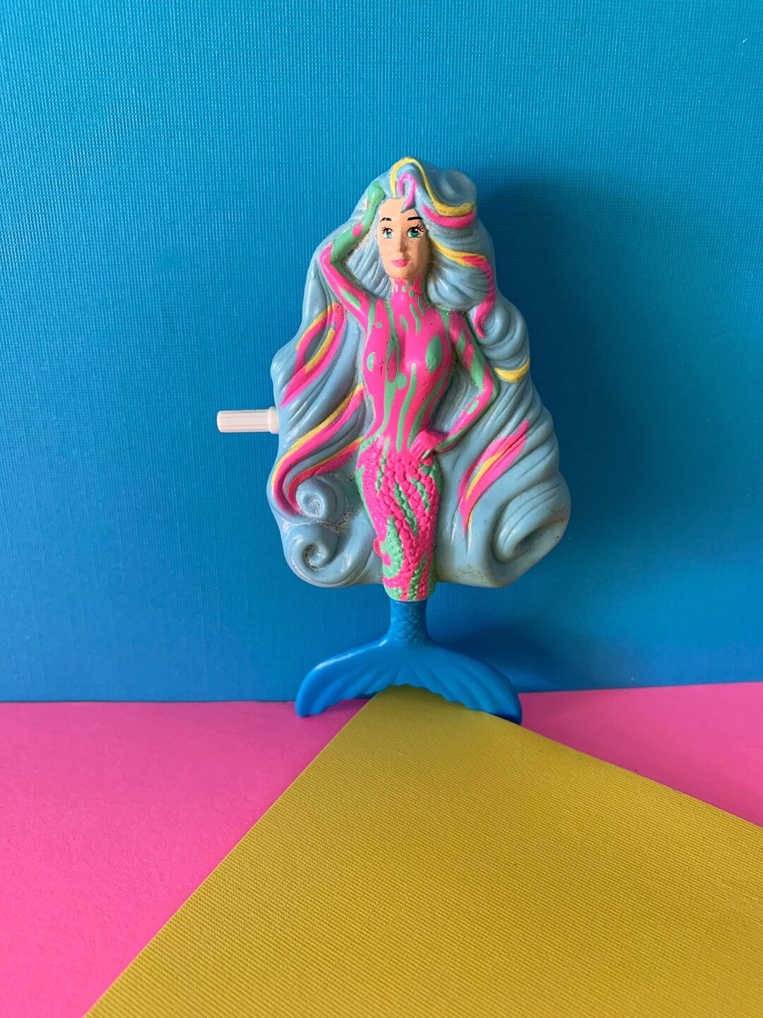 Vintage 1991 Mcdonald's Tri Star Hook Mermaid Wind-up Toy - Etsy