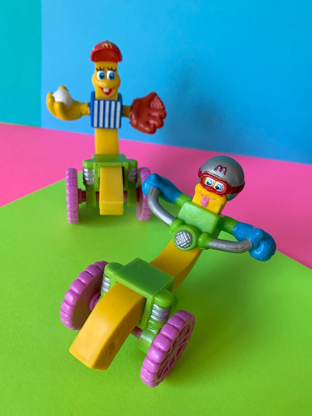 80s Vintage French Fries Bendy Biker/ Baseball Removable Pieces - Etsy