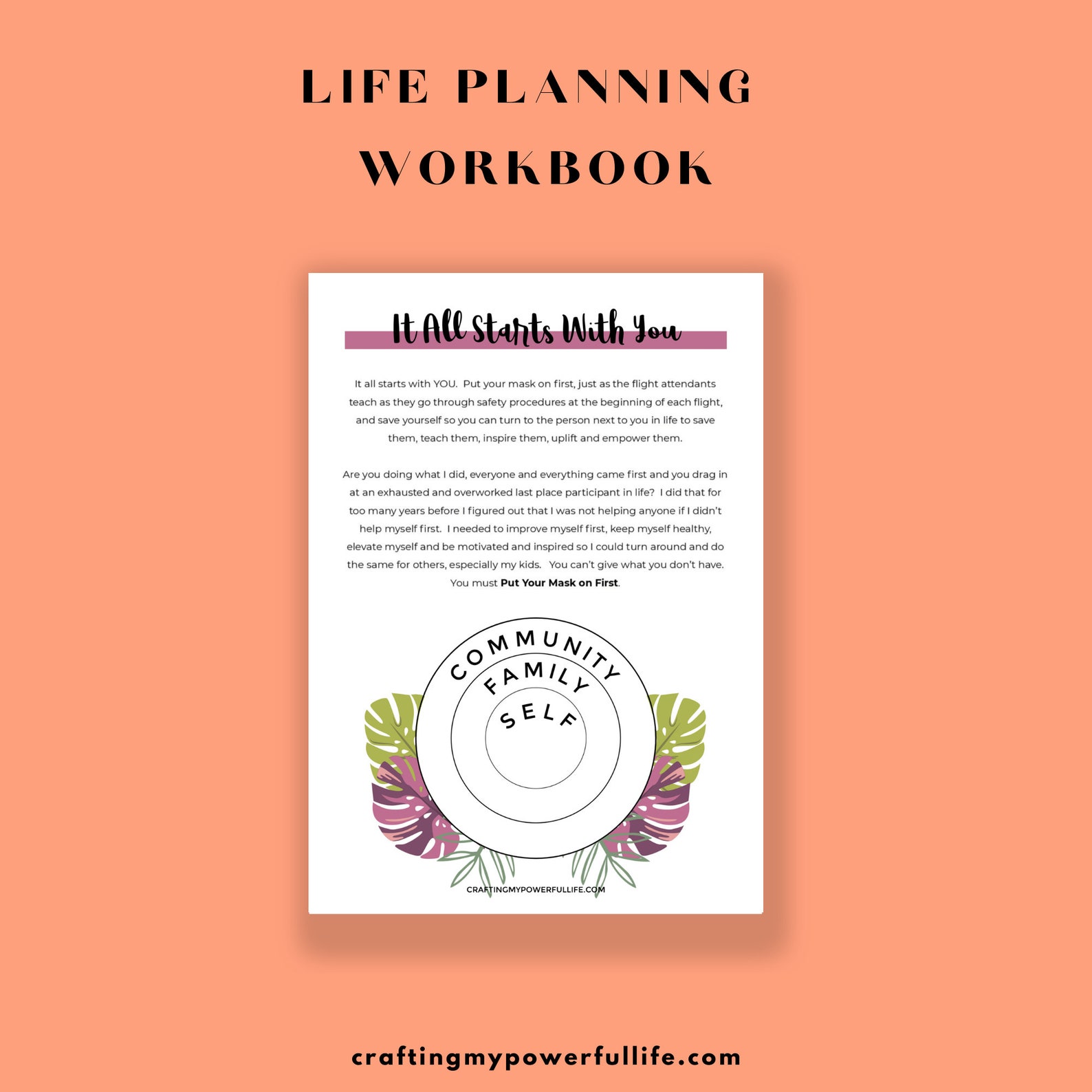 The Life Planning Printable Workbook - Undated - Etsy