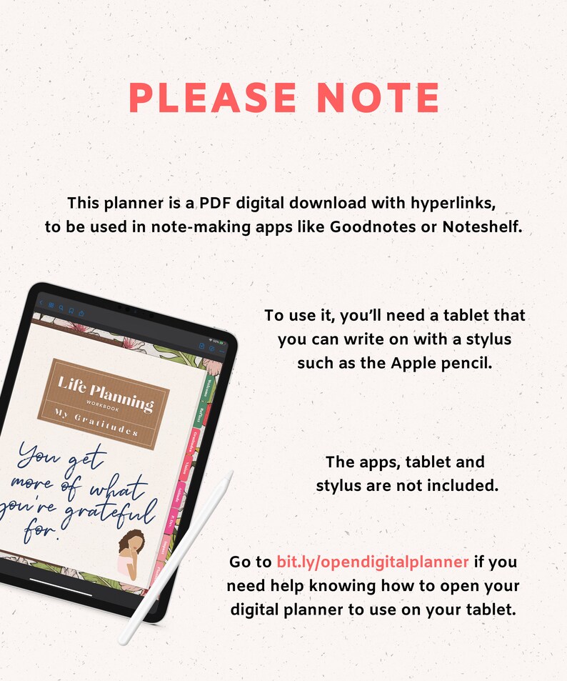 Life Planning Digital Workbook 2020, Digital Planner - Etsy