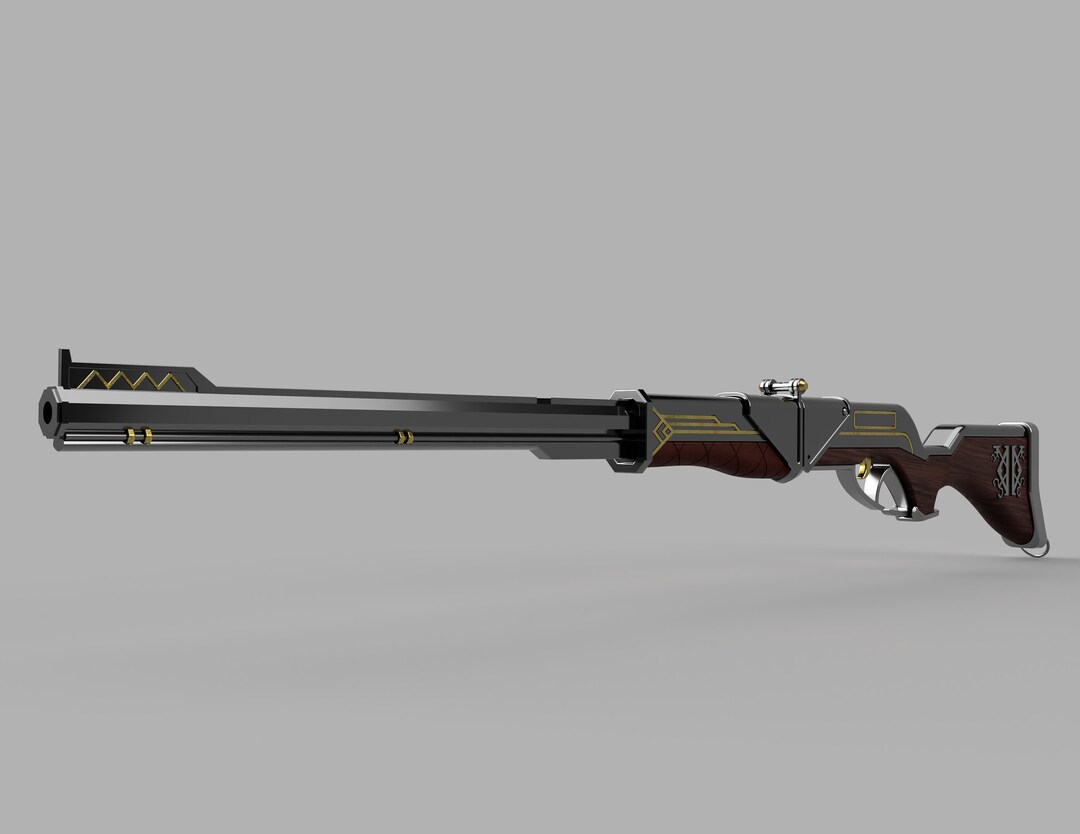 Caitlyn's Rifle Arcane /3D Model 3D Files (download) - Etsy