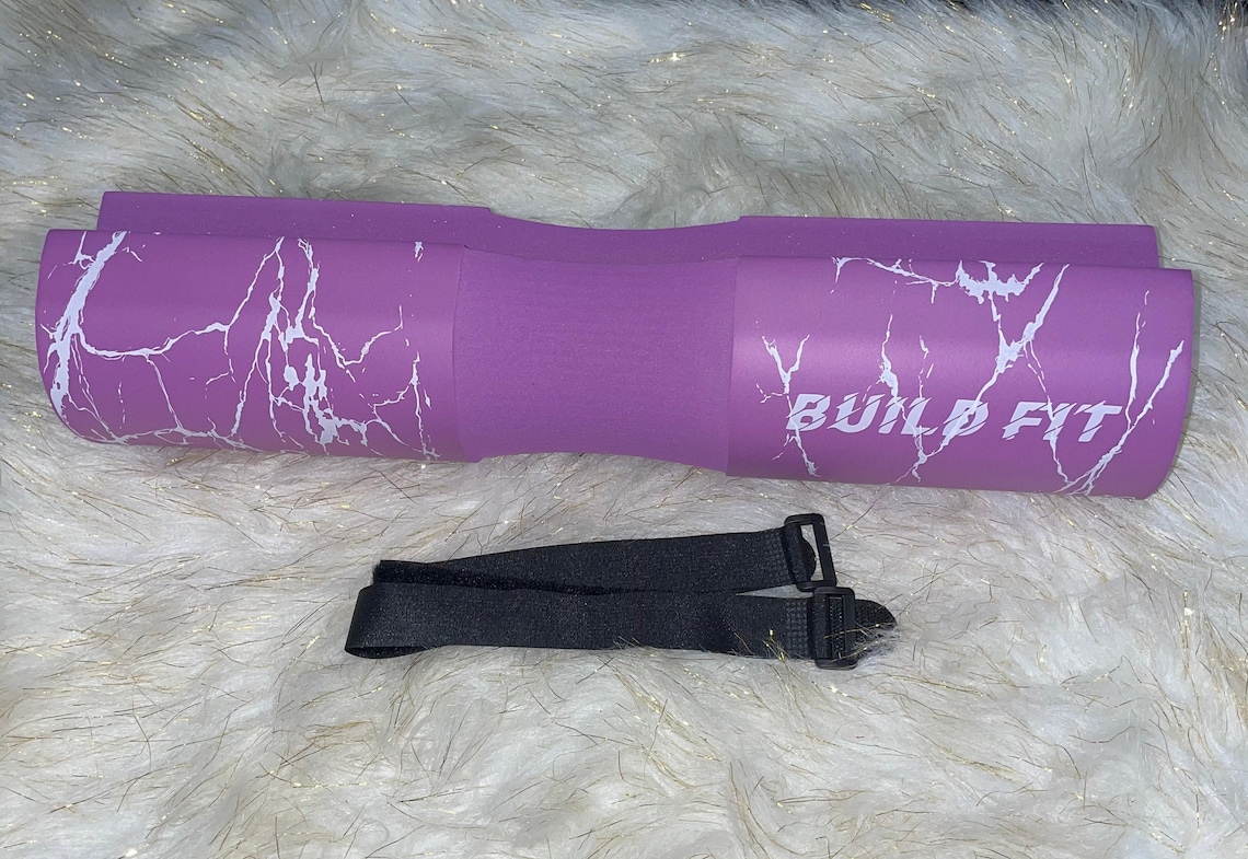 Purple Marble BUILD FIT Barbell Pad | Etsy