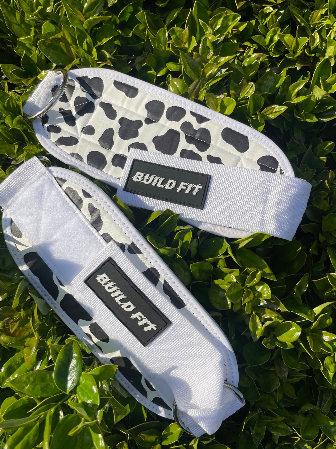 Cow Print BUILD FIT Ankle Straps - Etsy