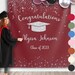 Graduation Celebration Background Silver Glitter Color Match School ...