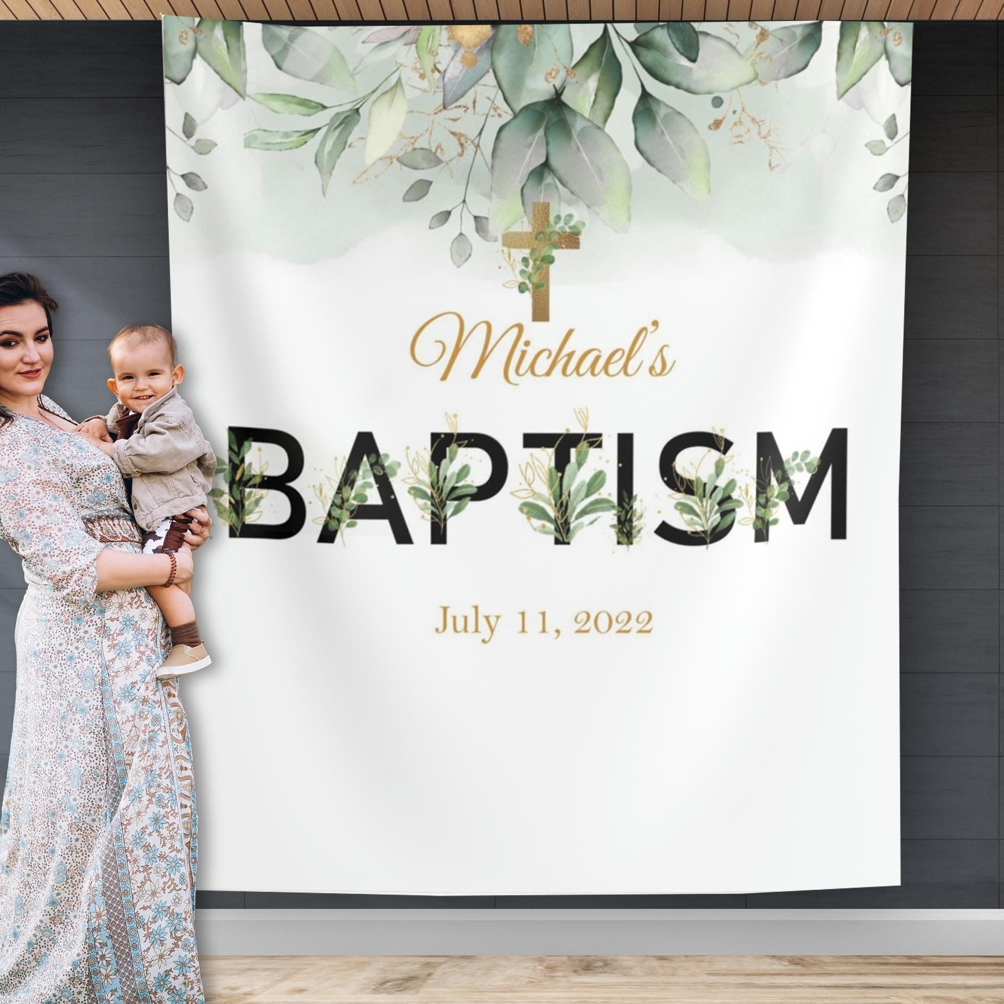 Baptism Decorations Baptism Backdrop First Holy Communion - Etsy