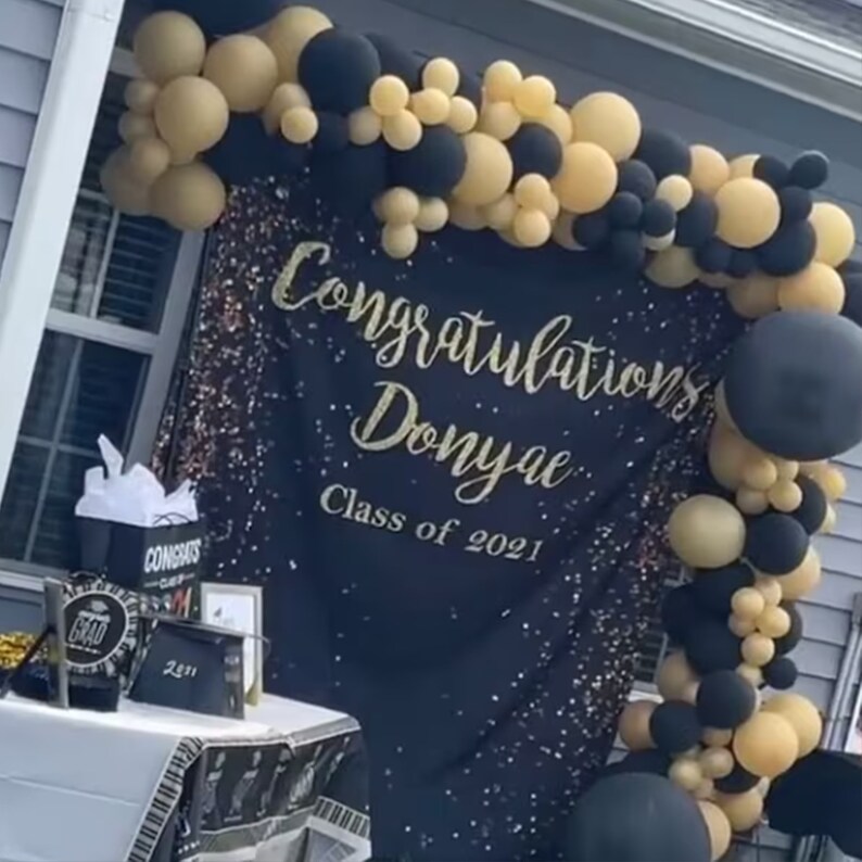 Graduation Backdrop Graduation Decorations 2023 Graduation Photo ...