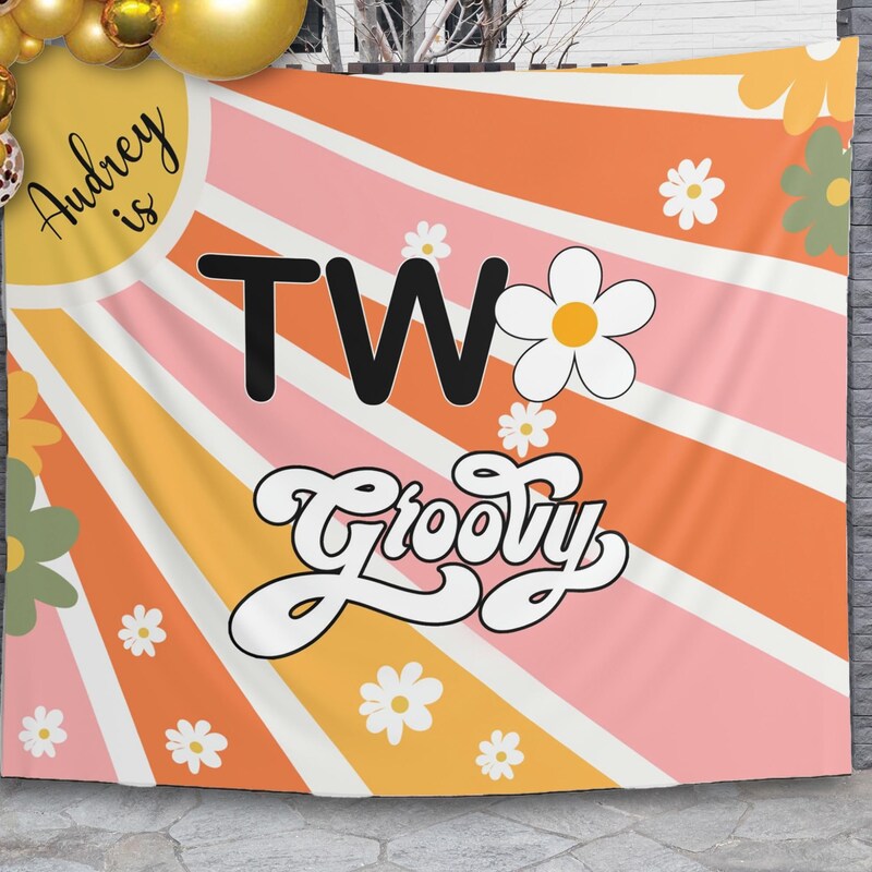 Groovy Birthday - Etsy