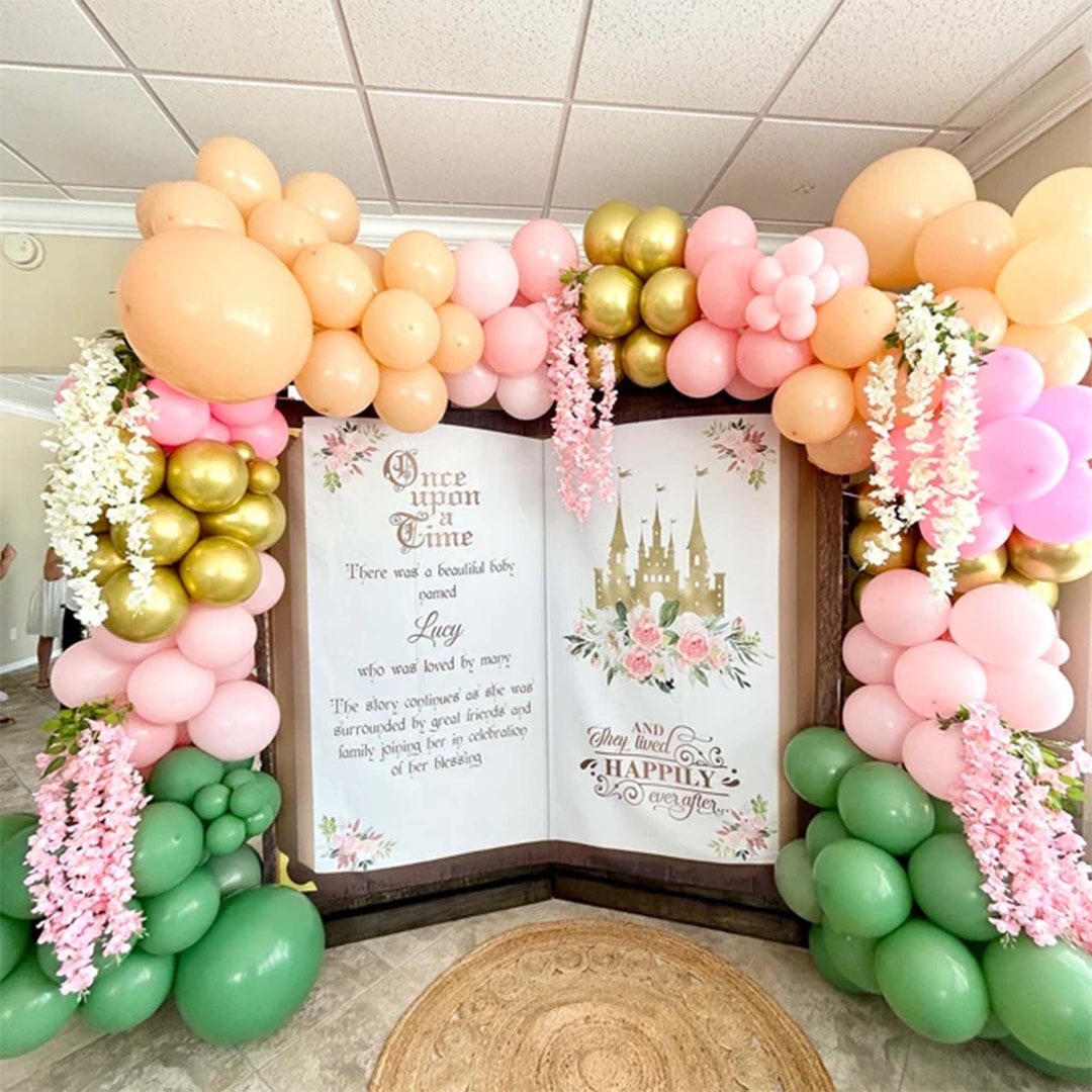 Princess Party Decoration Girl Birthday Backdrop Princess Baby Shower ...