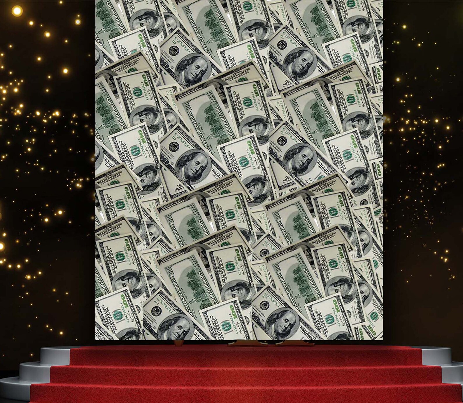 Money Party Backdrop US 100 Dollar Bills Photo Backdrop for - Etsy