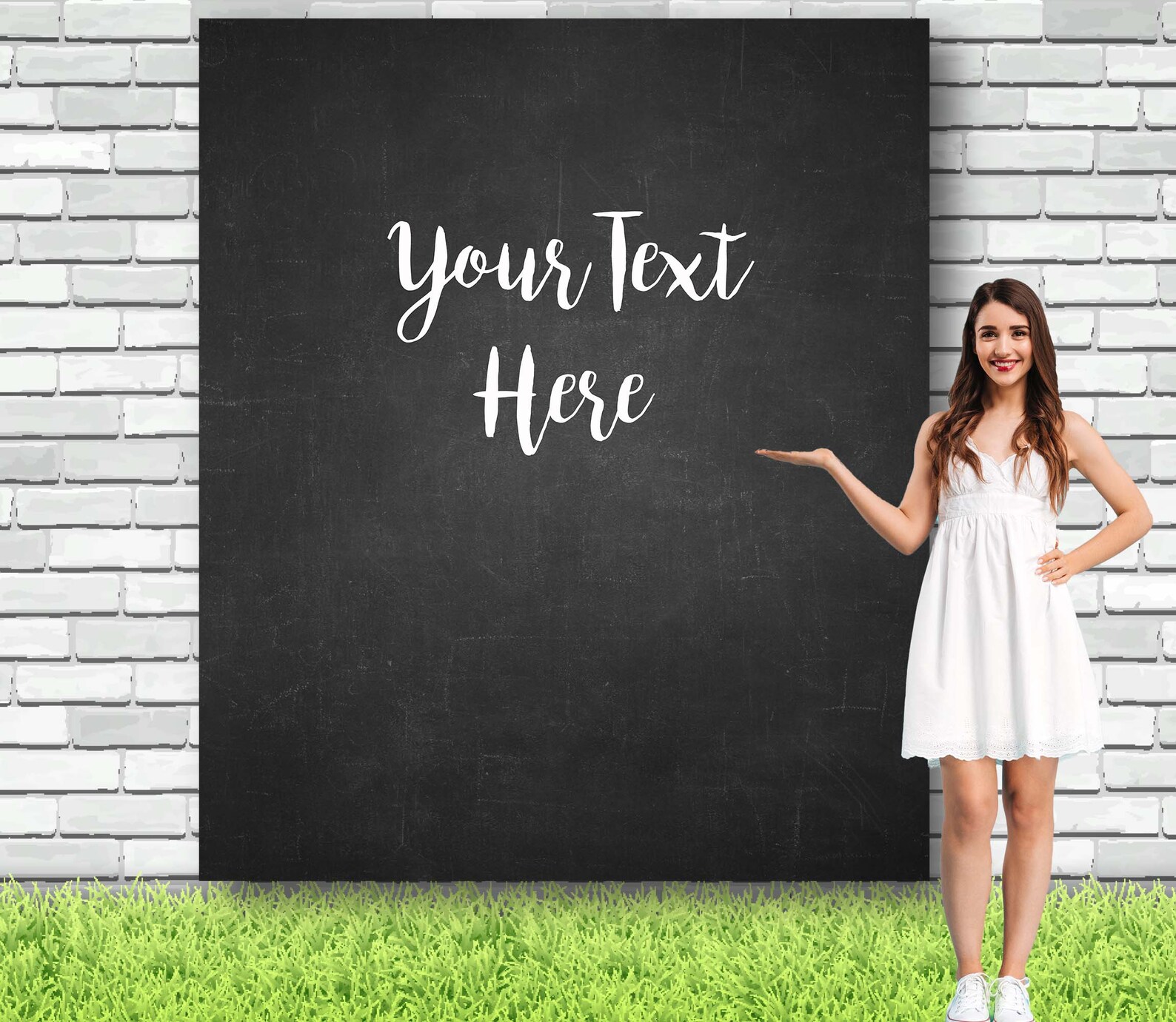 Custom Chalk Backdrop Backdrop Blackboard Banner for Wedding - Etsy