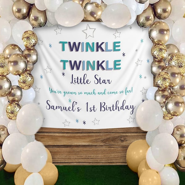 Twinkle Twinkle Little Star Backdrop - Etsy