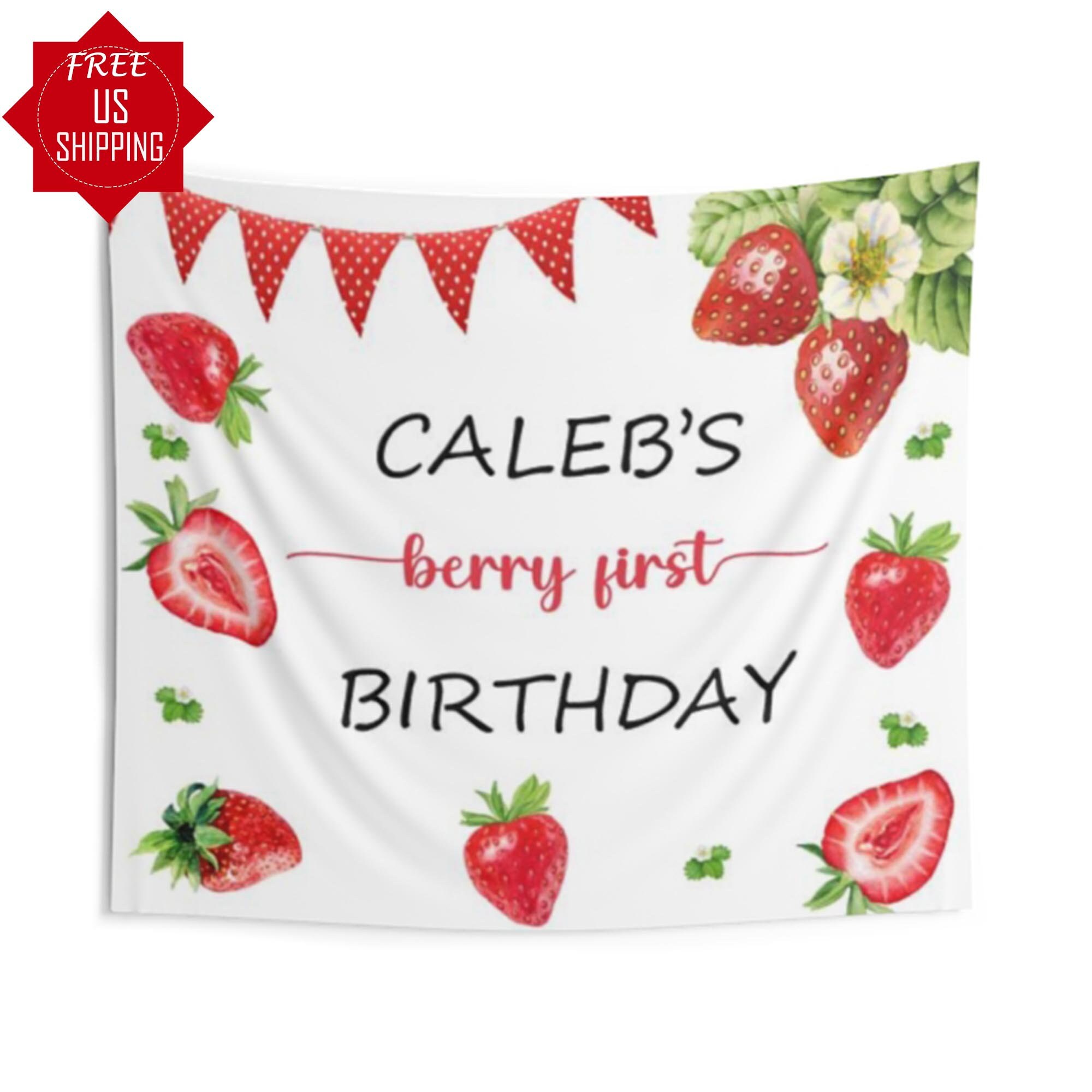 Berry First Birthday Decorations Berry 1st Birthday Backdrop - Etsy