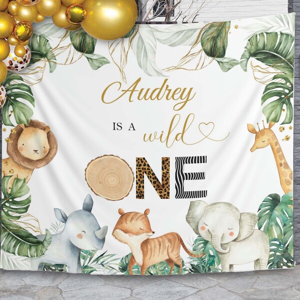 Wild One Backdrop - Etsy
