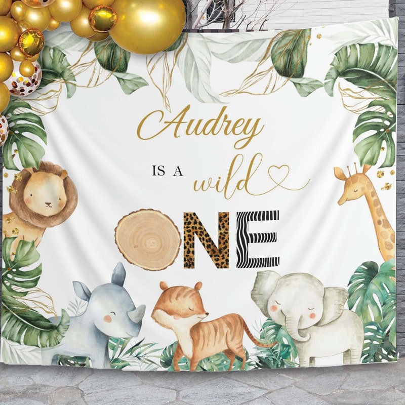 Wild One Backdrop - Etsy