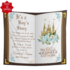 Boy Story Baby Shower Backdrop Its a Boy Banner New Baby Shower ...