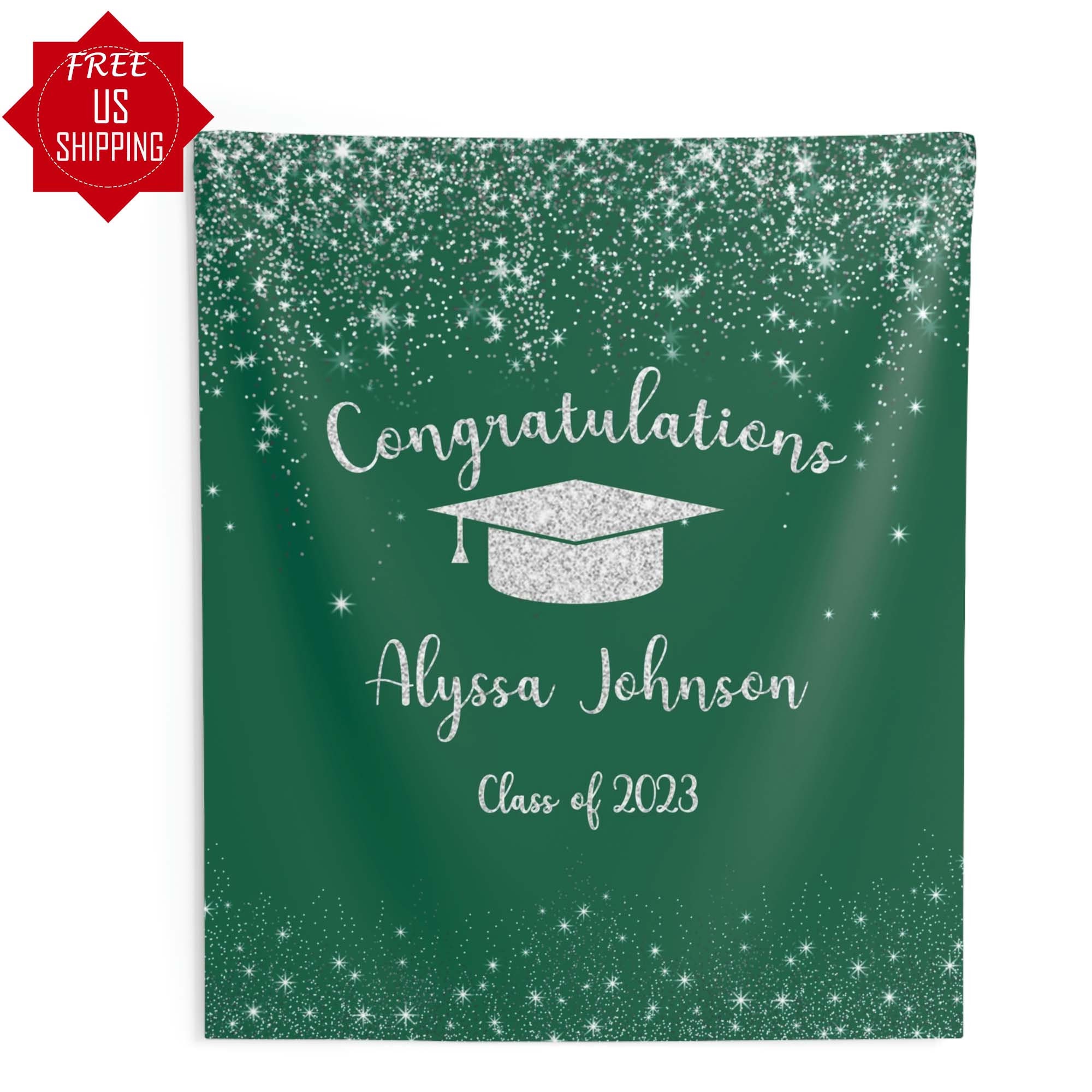 Graduation Celebration Background Silver Glitter Color Match School ...