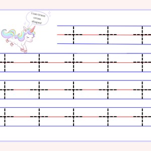 Unicorn Toddler Handwriting Busy Book, Handwriting Tracing Printables ...
