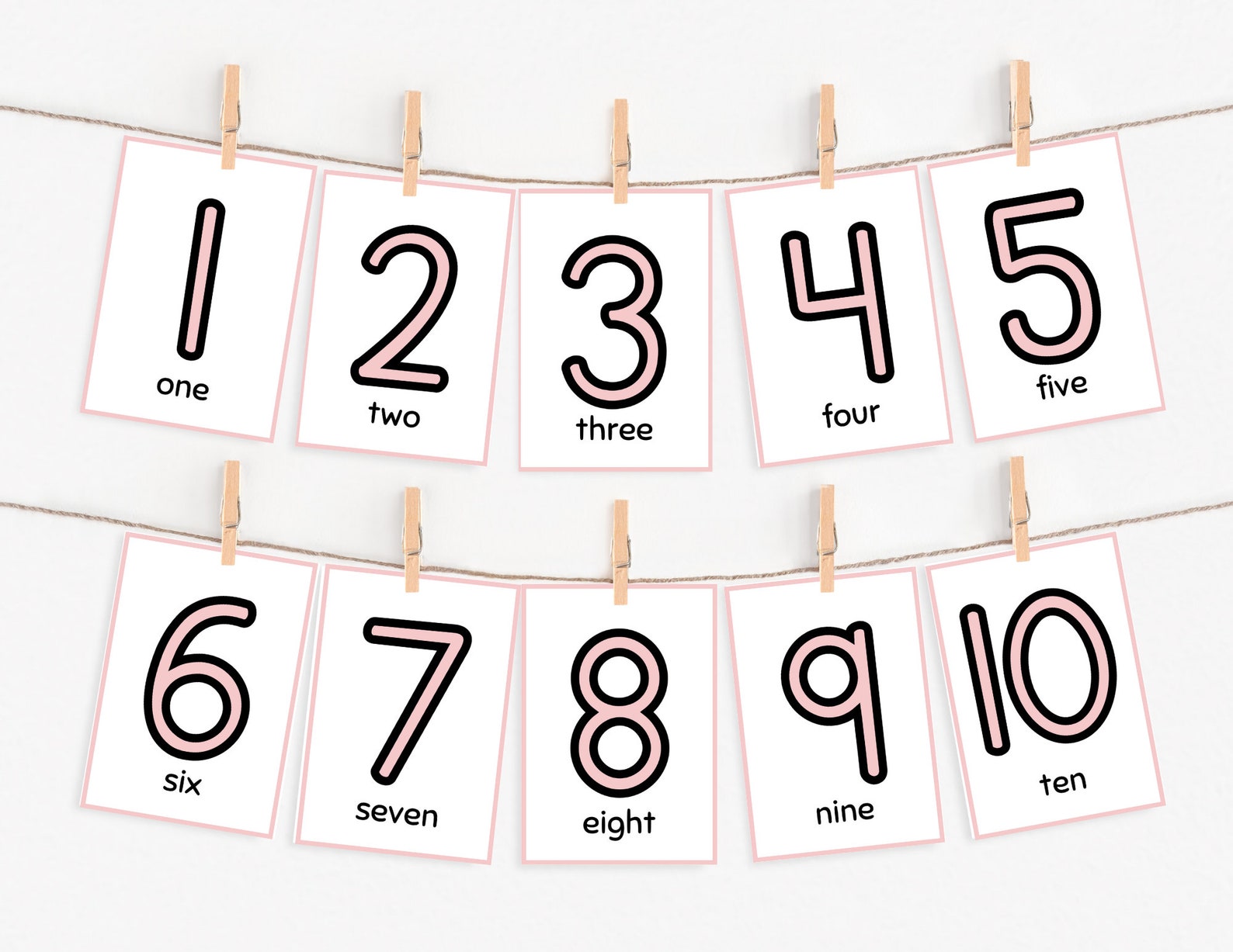 Number Flashcards 0-20, Numbers Flashcards, Learn to Count, Numbers 0 ...