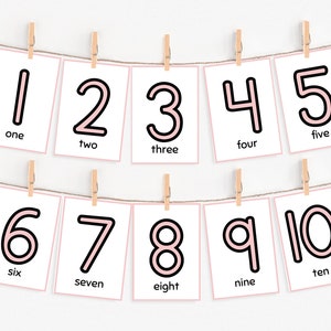 Number Flashcards 0-20, Numbers Flashcards, Learn to Count, Numbers 0 ...