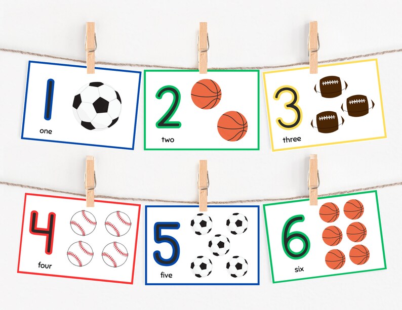 Sports Printable Flashcards , Homeschool Printables, Flashcards for ...