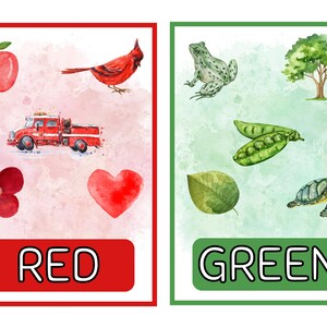 Printable Flashcards to Learn Colors, Homeschool Printables, Flashcards ...