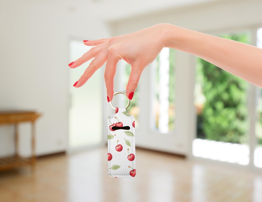 Chapstick Holder Keychain, Cute Lip Balm Holder, Keychain for Chapstick ...