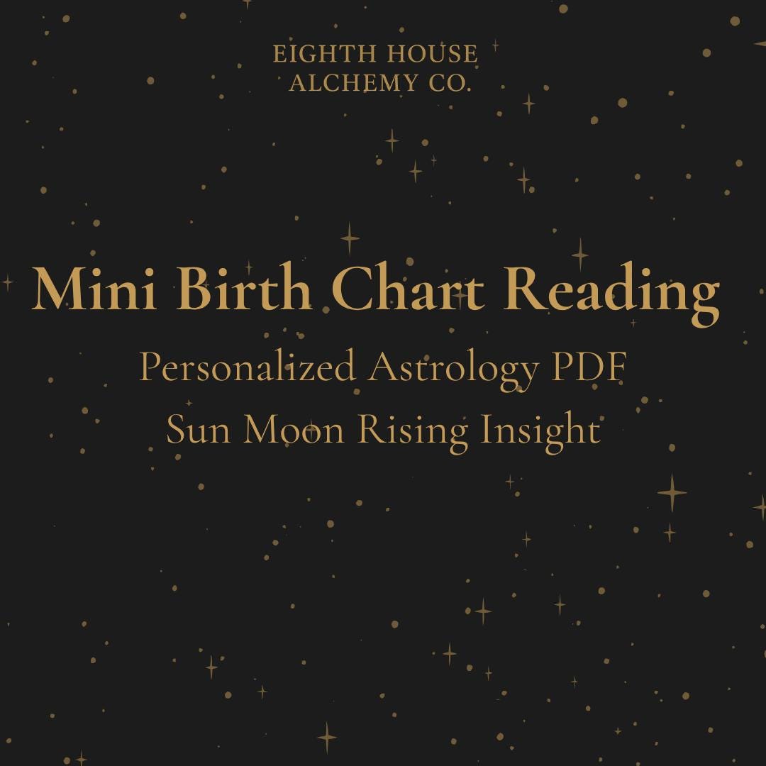 Mini Birth Chart Reading | Personalized Astrology PDF | Sun Moon Rising ...