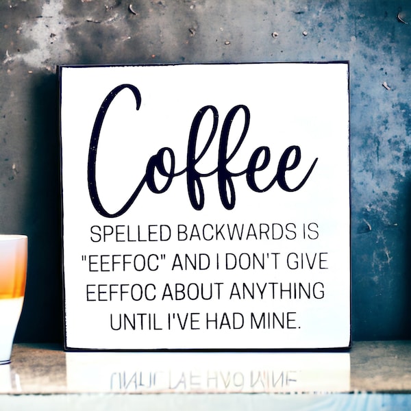 Coffee Spelled Backwards Svg - Etsy