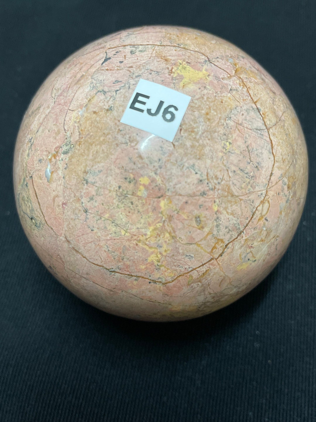Dusty Pink Strawberry Jasper Sphere/ball Healing Mineral Energy Crystal ...