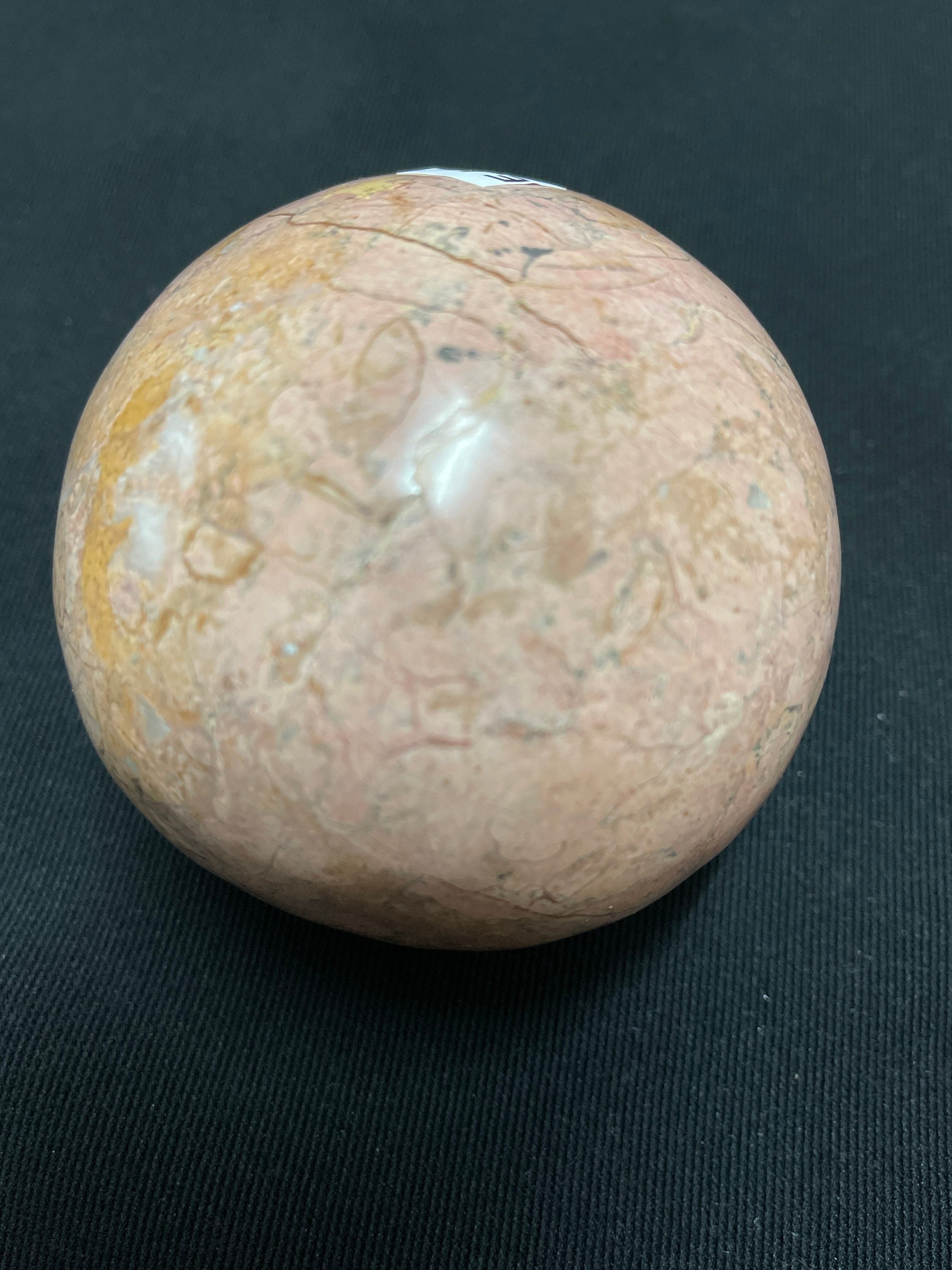 Dusty Pink Strawberry Jasper Sphere/ball Healing Mineral Energy Crystal ...