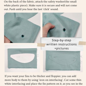 Narwhal Sewing Pattern, Whale Pattern Animal, Plush Narwhal Toy ...