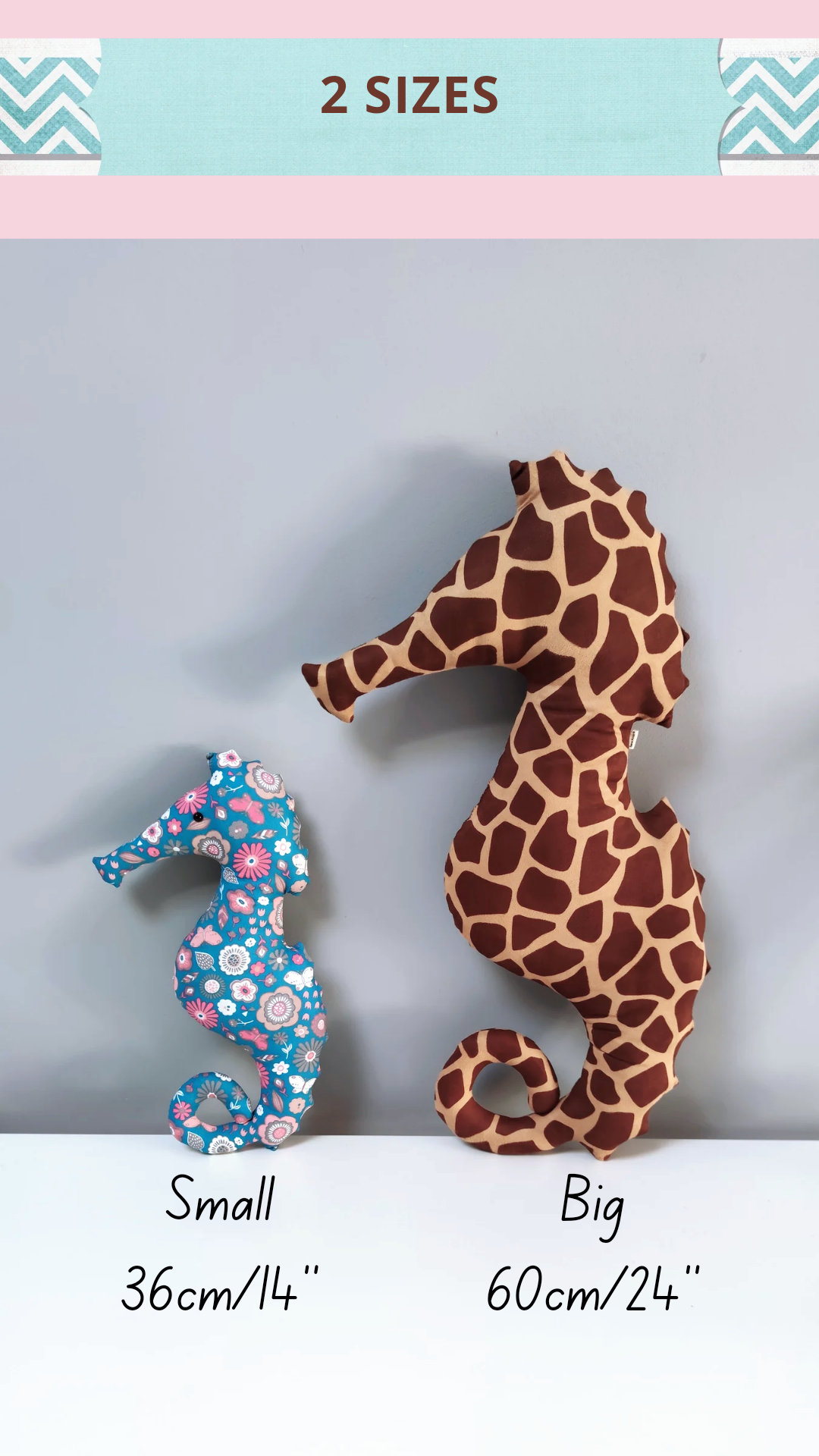Plush Seahorse Sewing Pattern, Sea Animals Toy, Beach House Decor ...