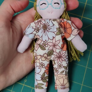 Tiny Doll Pattern PDF, 5 Inch Rag Doll Body Sewing Pattern, Cloth Doll, Fabric Doll, Soft Toy - Etsy