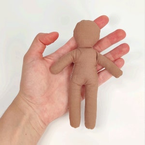 Tiny Doll Pattern PDF, 5 Inch Rag Doll Body Sewing Pattern, Cloth Doll, Fabric Doll, Soft Toy - Etsy