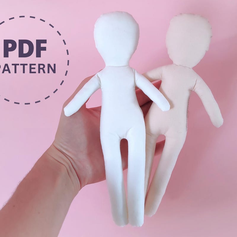 Rag Doll Sewing Pattern - Etsy