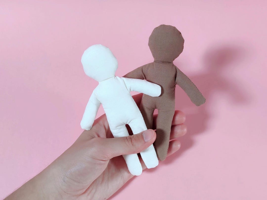 Small Doll Pattern for Dollhouse Handmade Doll Sewing Pattern Miniature ...