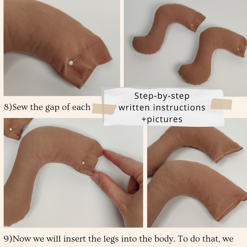 Doll Baby Pattern Sewing PDF Baby Body Sewing Pattern Newborn Store ...